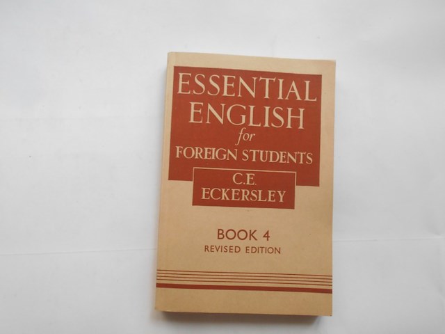Essential english 4, for foreign st. Longman, 1952.