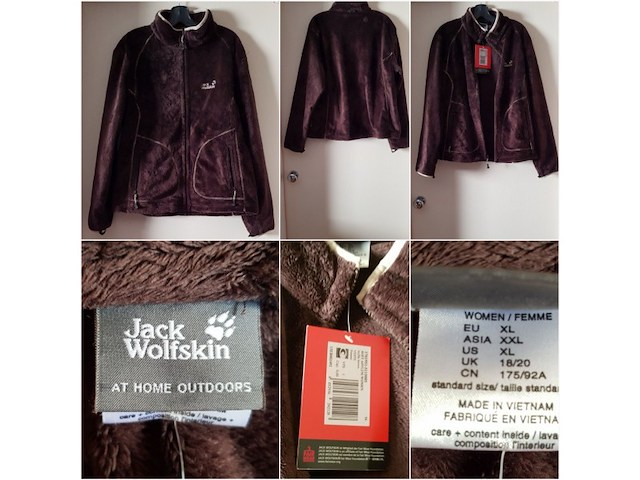 Jack Wolfskin nova jakna, etiketa