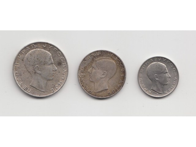 10, 20 i 50 dinara iz 1938 god.