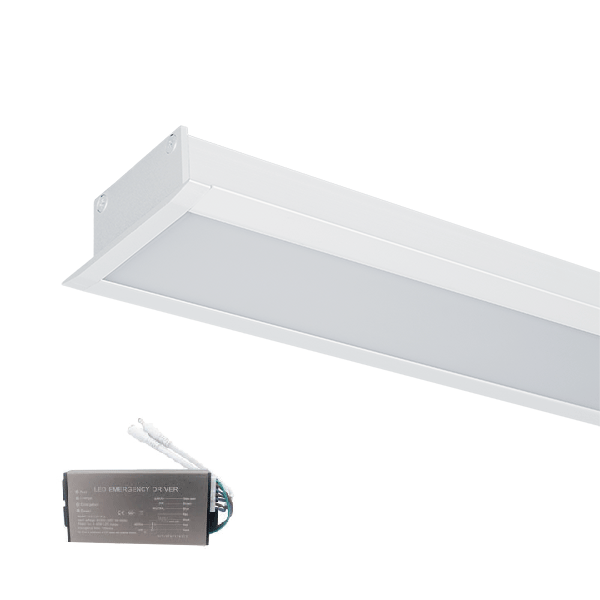 HIGH POWER LED PROFIL UGRADNI S48 20W 4000K BELI SA PANIK BLIKOM