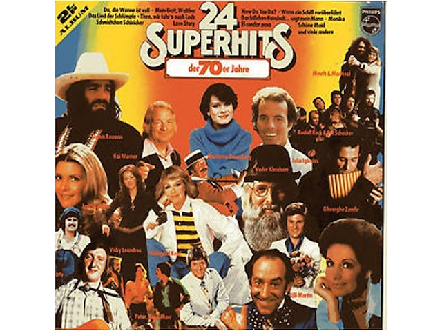 Various ‎– 24 Superhits Der 70er Jahre 2LP