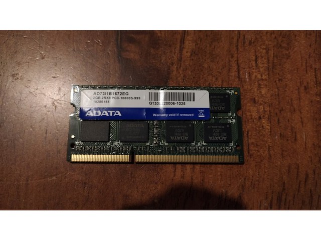 Ram memorija DDR3 A-DATA 2GB , 1333MHz , BR3