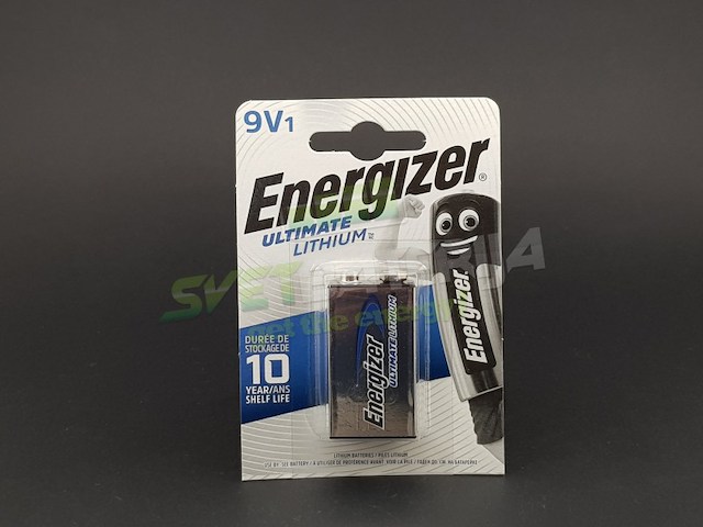 Baterija 9V Energizer L522 Ultimate Lithium 6LR61