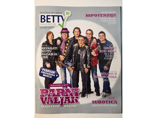 Betty magazin br. 32 Parni Valjak