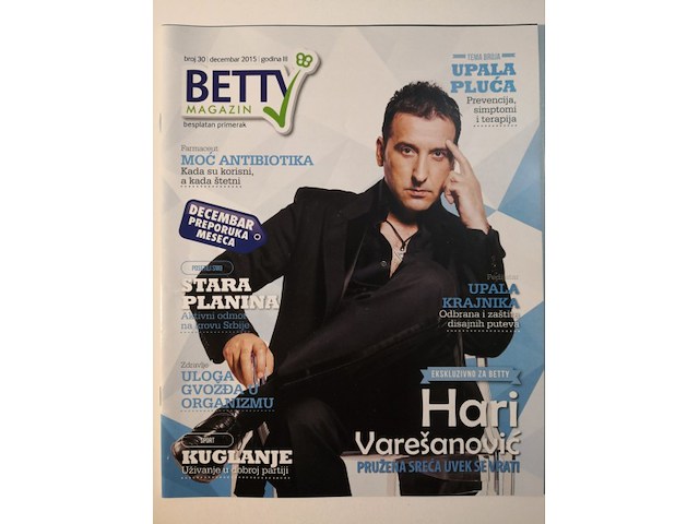 Betty magazin br. 30 Hari Varešanovič