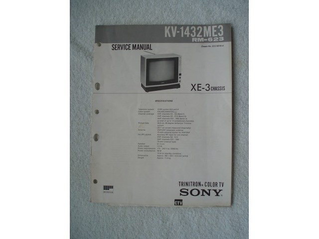 sony trinitron service manual