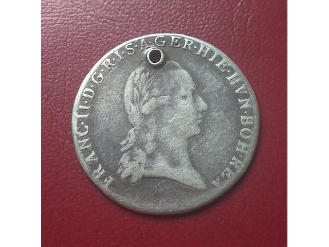 1/4 KRONENTALER 1796 srebro