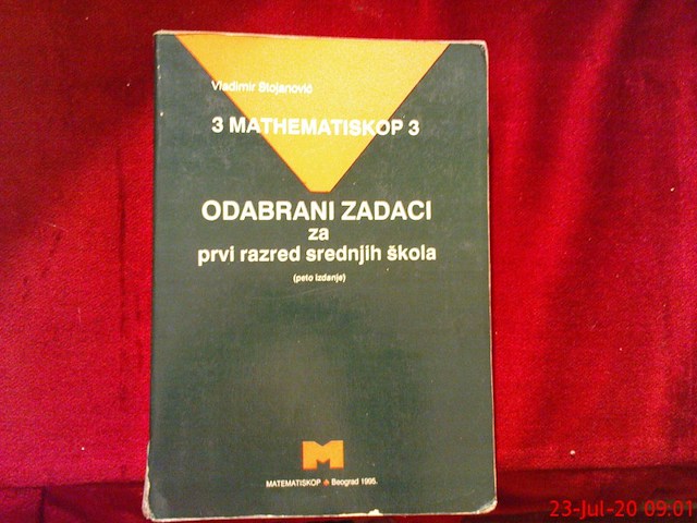 ODABRANI ZADACI ZA PRVI  RAZRED SREDNJE SKOLE - MATEMAT