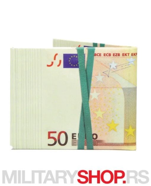 Novčanik sa dizajnom Evro novčanice Walart