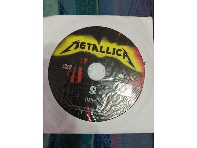 DVD METALLICA LIVE IN SAN DIEGO