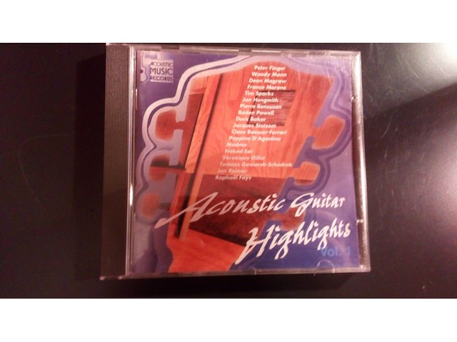 Various - Acoustic Guitar Highlights Vol. 1