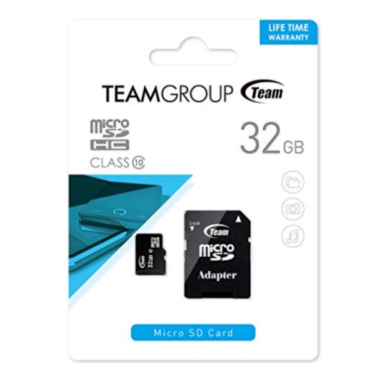 TeamGroup MICRO SDHC 32GB CLASS 10+SD adapter TUSDH32GCL1003