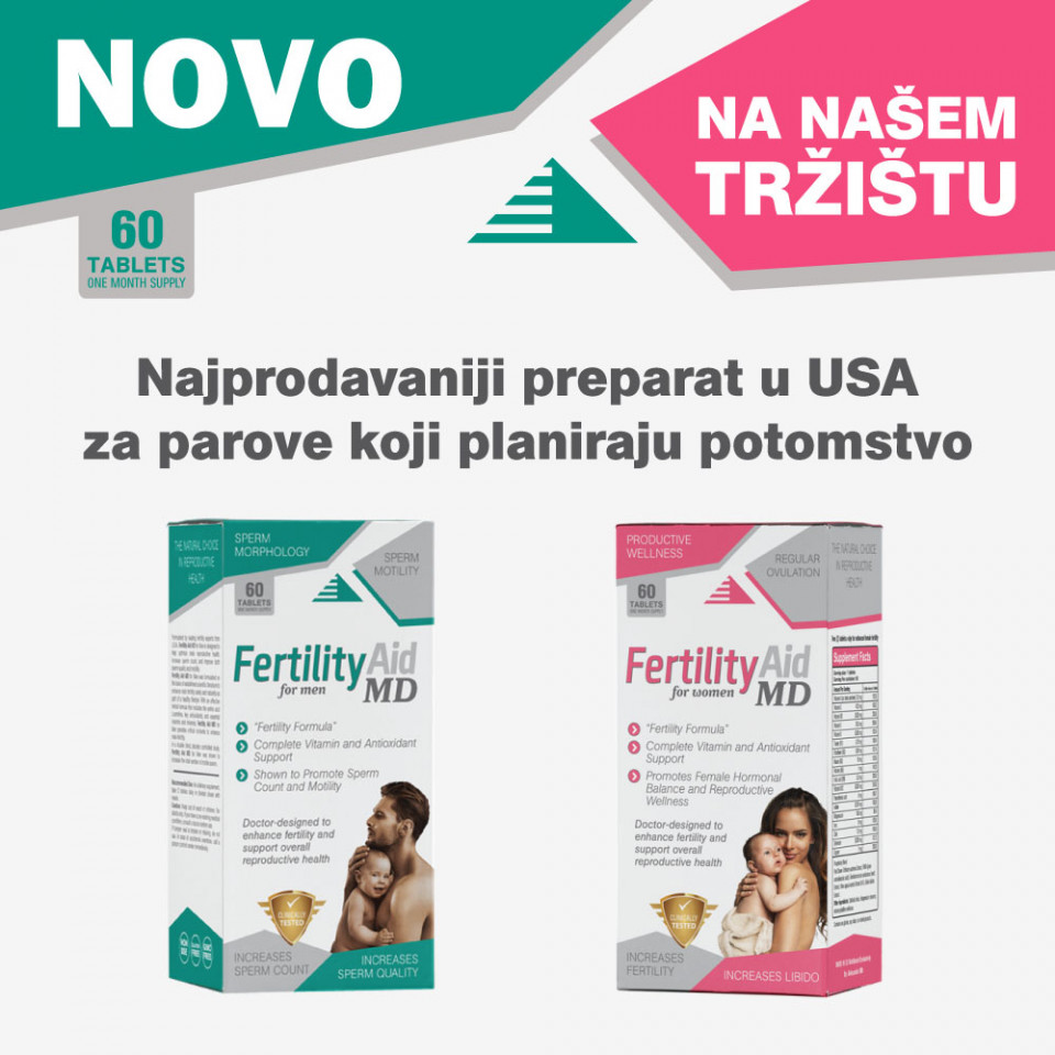 Fertility Aid MD man, pomoć za neplodnost kod muškaraca (muski + zenski)