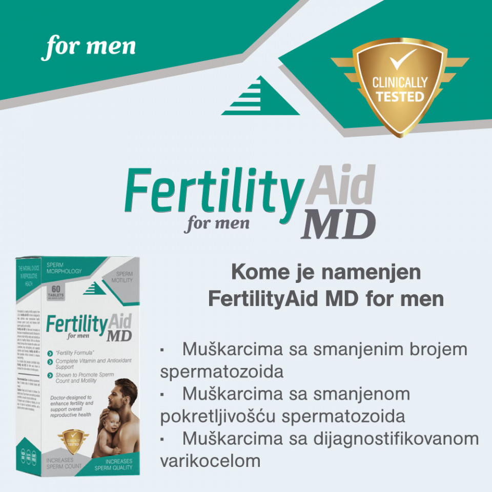 Fertility Aid MD man, pomoć za neplodnost kod muškaraca (MUSKI)