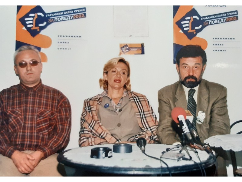 Gaso Knezevic i lokalno rukovodstvo