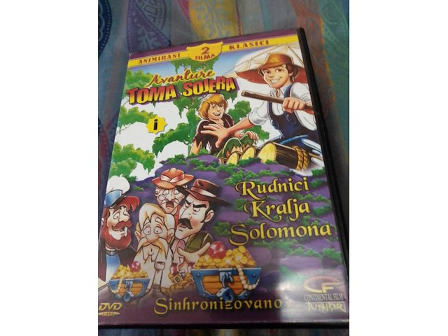 DVD CRTANI FILM -  AVANTURE TOMA SOJERA RUDNICI KRALJA