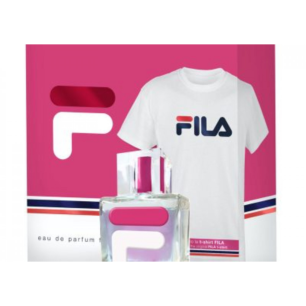 FILA LUX GIFTSET For Women Edp 100ML + T-SHIRT Fila Original