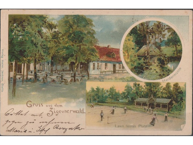 Nemacka - Zigeunerwald / Tenis / 1899