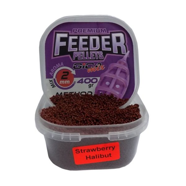 Gica Mix Premium Feeder Method Pellets 2mm halibut/strawberry