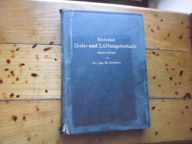 H.GROBER-RIETSCHEL HEIZ-UND LUFTUNGSTECHNIK 1934