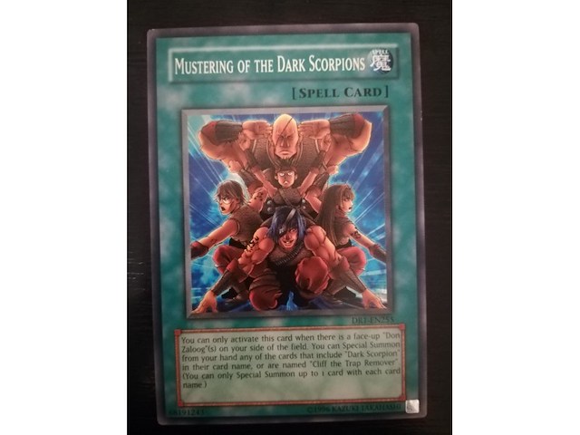 Yu-GI-OH!-  Mustering of the Dark Scorpions