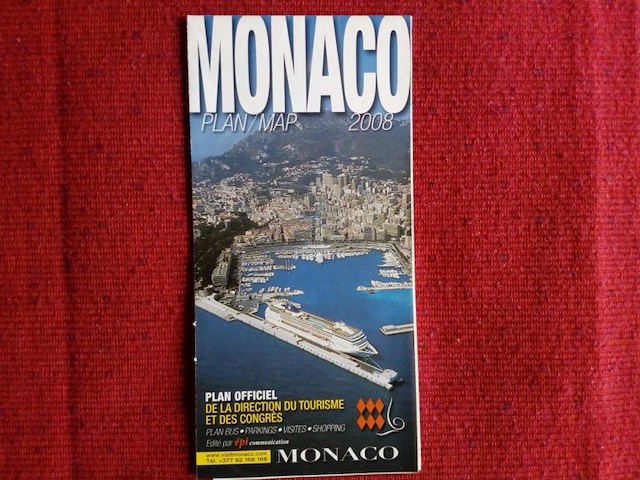 Mapa Monaco 2008.