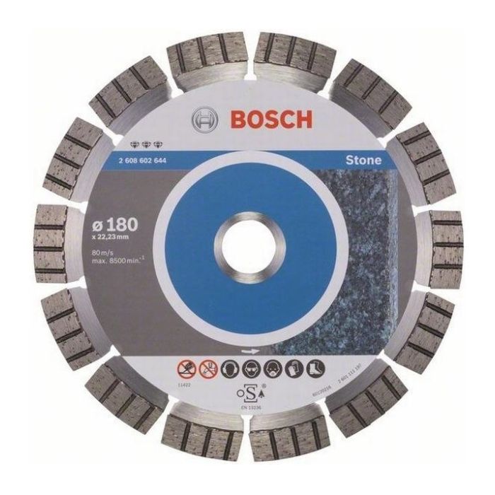 Bosch dijamantska rezna ploča Best for Stone 180 x 22,23 x 2,4 x 12 mm