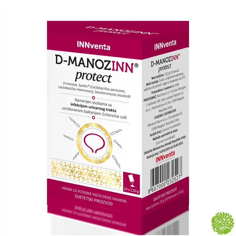 D-MANOZINN PROTECT 10 KESICA PO 2.5G