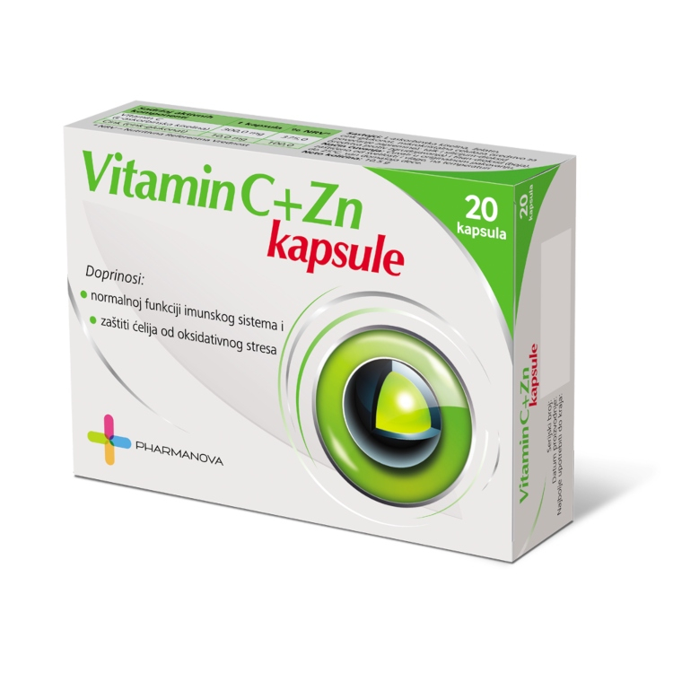 Vitamin C +Zn 20 kapsula Pharmanova