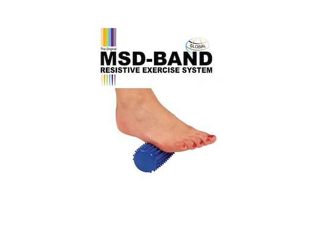 MSD Massage roll 16cm blue