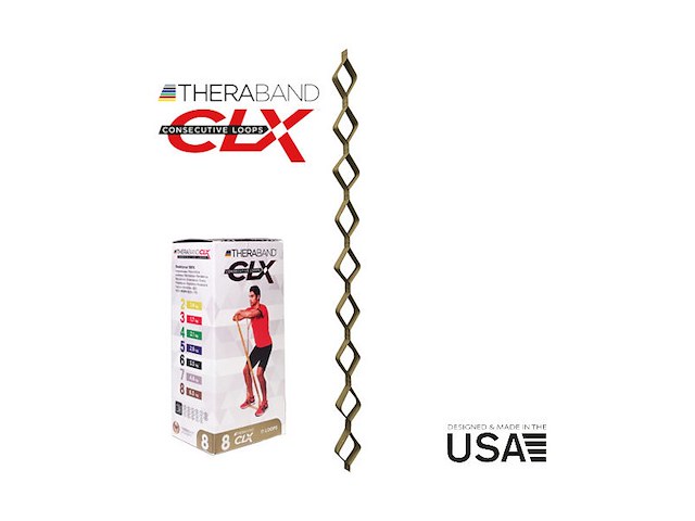 Thera Band CLX Loop Gold, fitnes traka