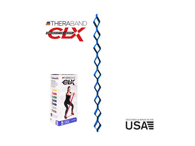 Thera Band CLX Loop Blue, fitnes traka