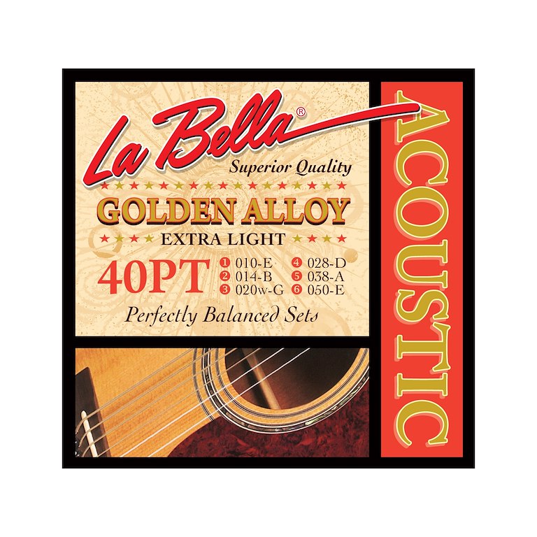 LA BELLA GOLDEN ALLOY 40PT 10-50