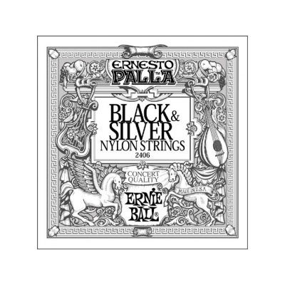 ERNIE BALL PALLA NAJLON ŽICE ZA KLASIČNU GITARU BLACK/SILVER