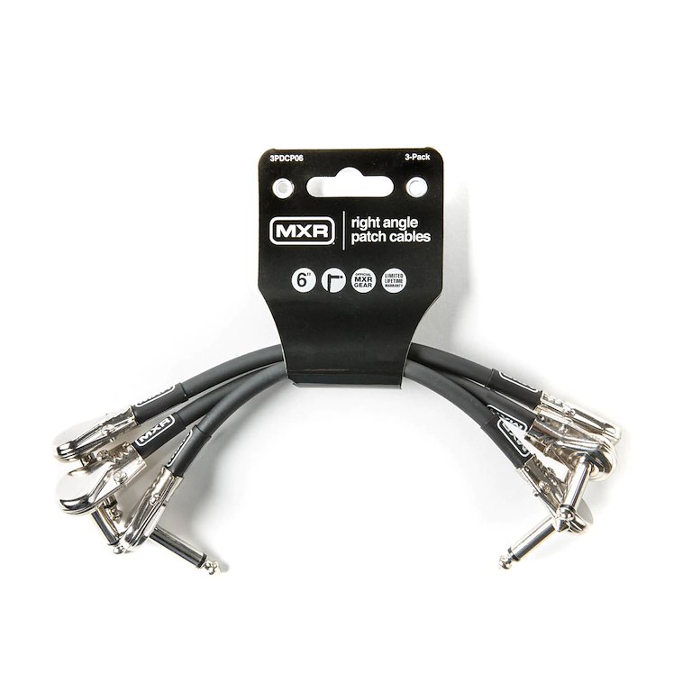 Dunlop 3PDCP06 MXR Patch cables 6inch - 3 pack