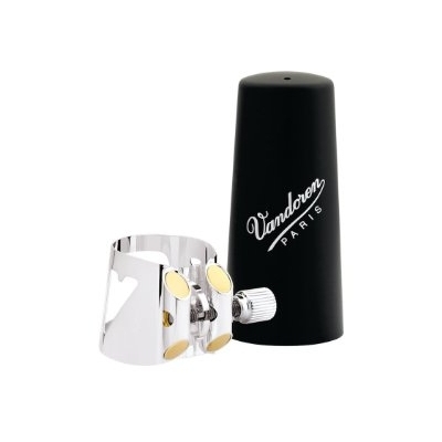 VANDOREN OPTIMUM BB CLARINET SILVER LIGATURE + PLASTIC CAP