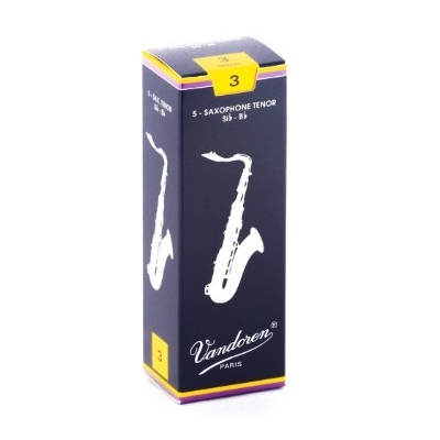 VANDOREN BOX OF 5 TRADITIONAL TENOR SAX REEDS N 3