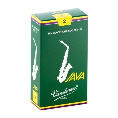 VANDOREN BOX OF 10 JAVA ALTO SAX REEDS N 2