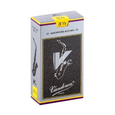 VANDOREN BOX OF 10 ALTO SAX REEDS V12 N 3.5