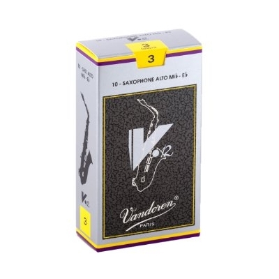 VANDOREN BOX OF 10 ALTO SAX REEDS V12 N 3