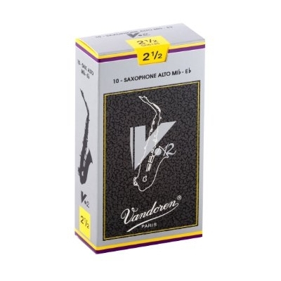 VANDOREN BOX OF 10 ALTO SAX REEDS V12 N 2.5