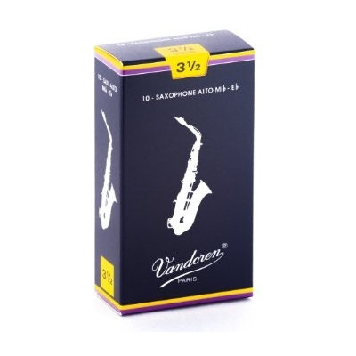 VANDOREN BOX OF 10 TRADITIONAL ALTO SAX REEDS N 3.5