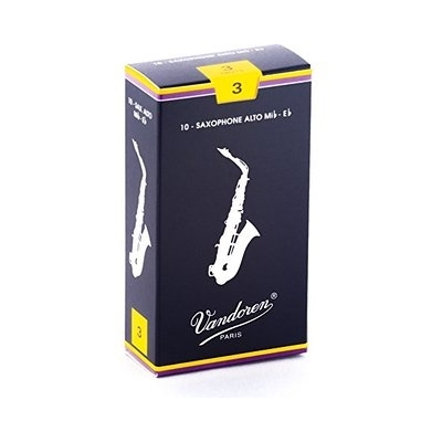 VANDOREN BOX OF 10 TRADITIONAL ALTO SAX REEDS N 3