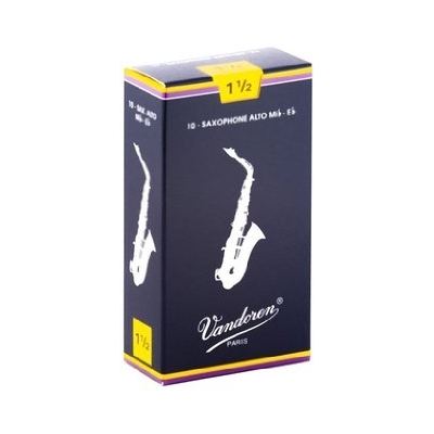 VANDOREN BOX OF 10 TRADITIONAL ALTO SAX REEDS N 1.5