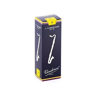 VANDOREN BOX OF 5 BASS CLARINET REEDS N 3