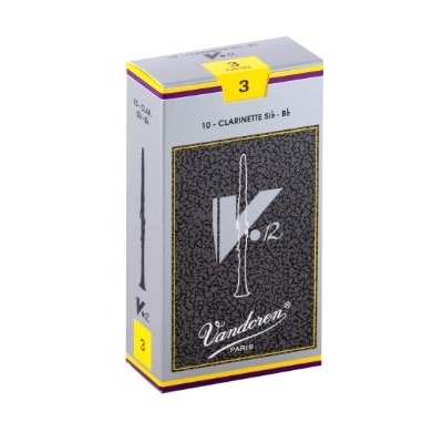 VANDOREN CLARINET REEDS BOX OF 10 V.12 BB N 3