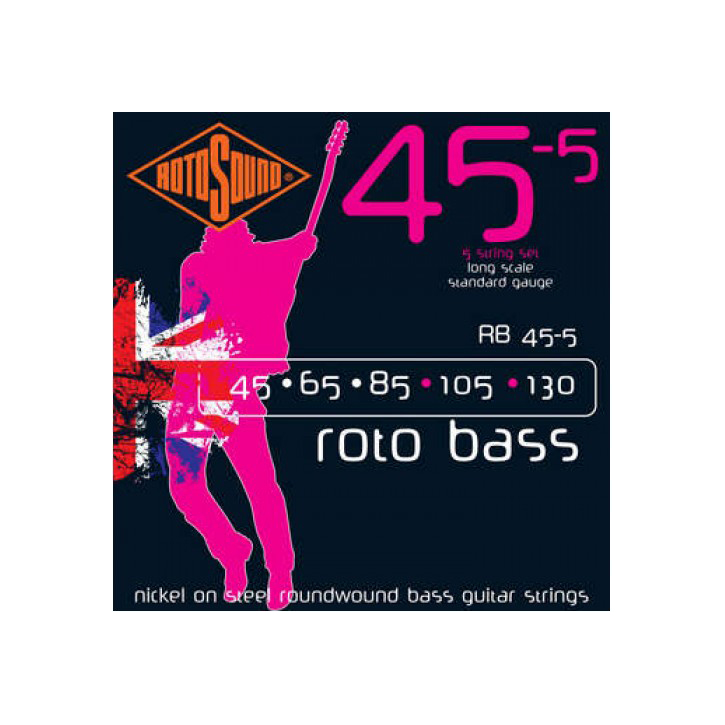 ROTOSOUND ROTOBASS 5 STR 45 65 85 105 130