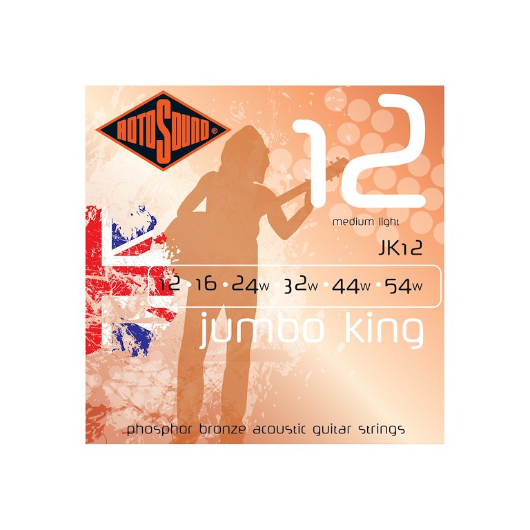 ROTOSOUND PHOSPHORE BRONZE SET 0,12