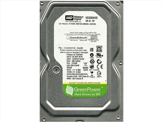 HDD 3.5" 320GB WD3200AVVS WD AV-GP GREEN 5400RPM 8