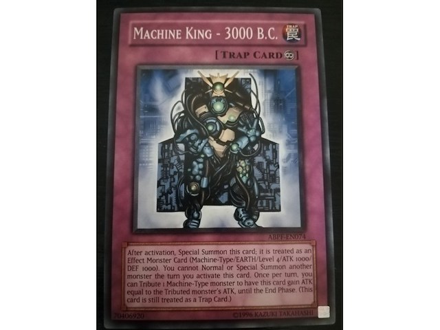 Yu-GI-OH!- Machine King - 3000 B.C.